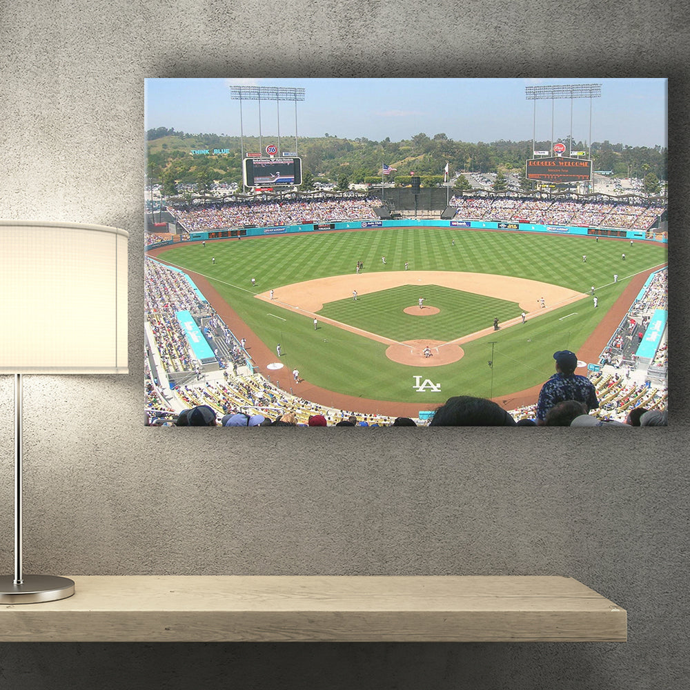 Los Angeles Dodgers Wall Art Dodger Stadium Canvas Prints,Sport Stadiu ...