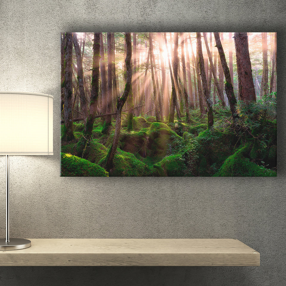 magic forest wall art