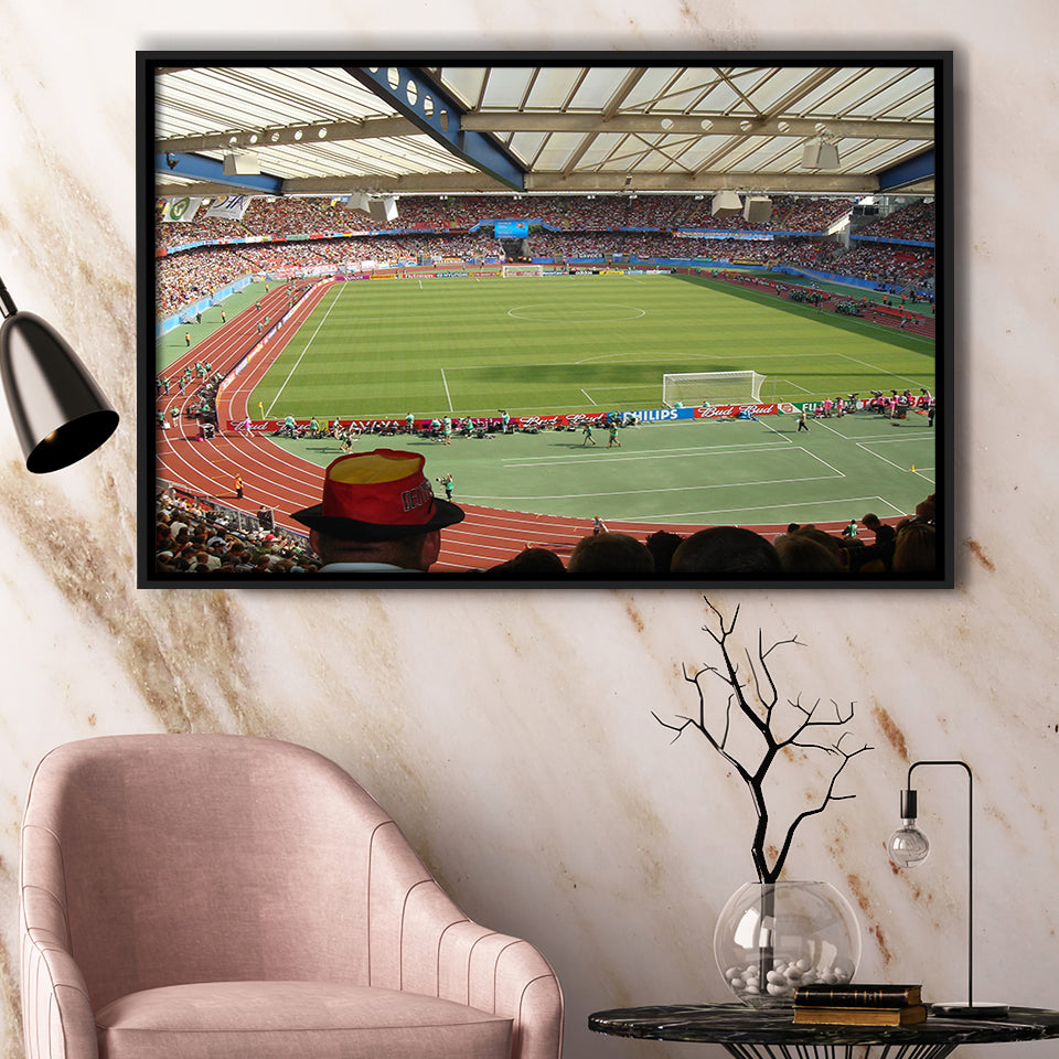 Max Morlock Stadion, Stadium Canvas, Sport Art, Gift for him, Framed C ...