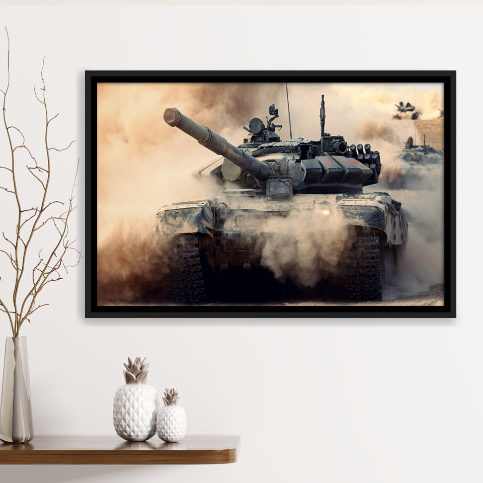 Military Tanks Framed Canvas Prints Wall Art - Painting Canvas, Wall D ...
