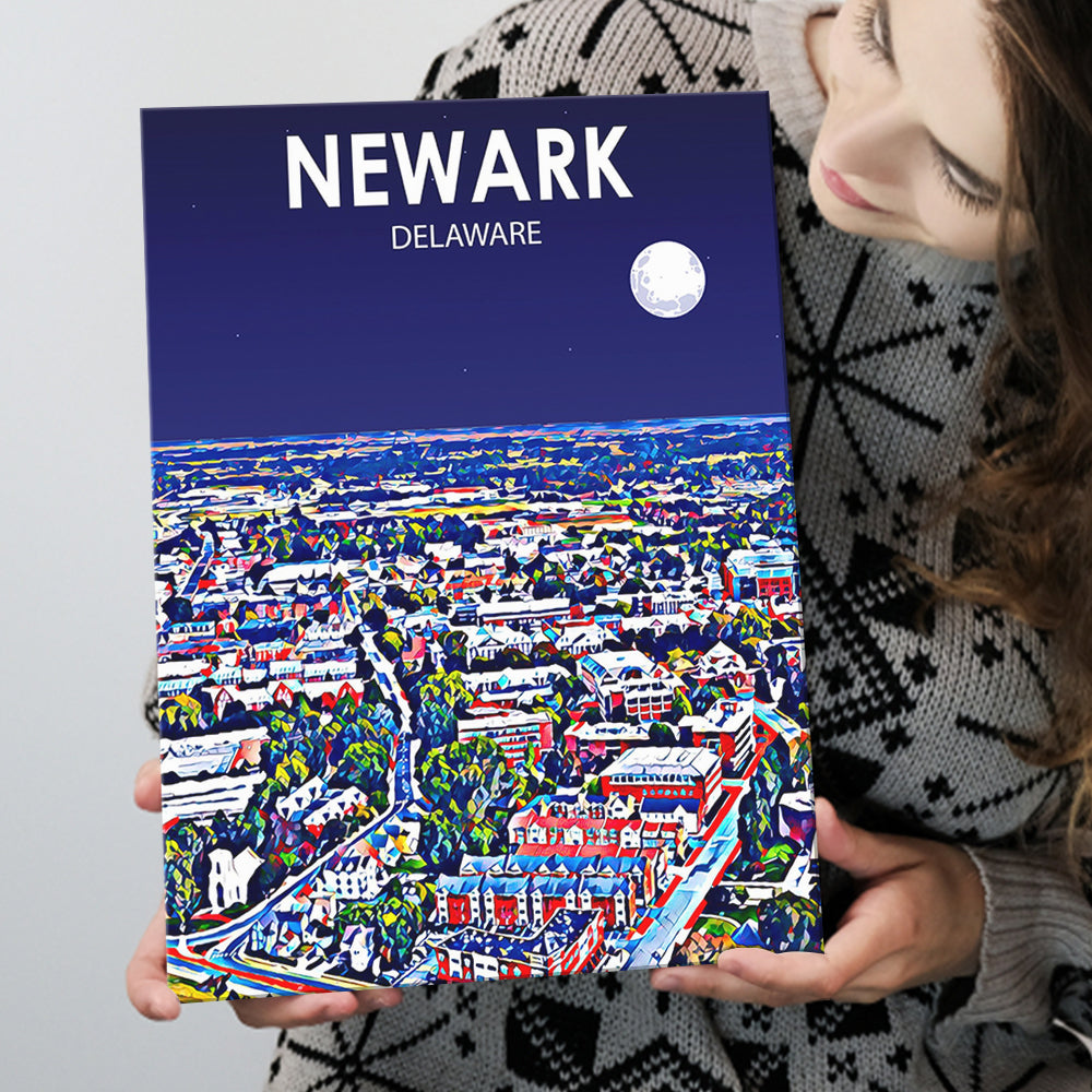 Newark Art V1 ,City Art Print, Large Canvas, Canvas Print Wall Art Hom ...