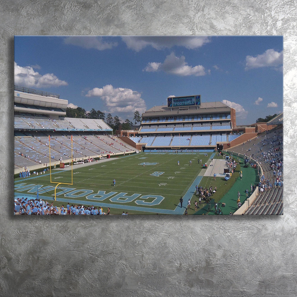 North Carolina Tar Heels Stadium Canvas Prints Kenan Memorial Stadium ...