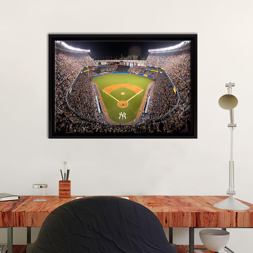 Old Mlb Baseball Stadiums Framed Canvas Prints Wall Art - Painting Pri ...