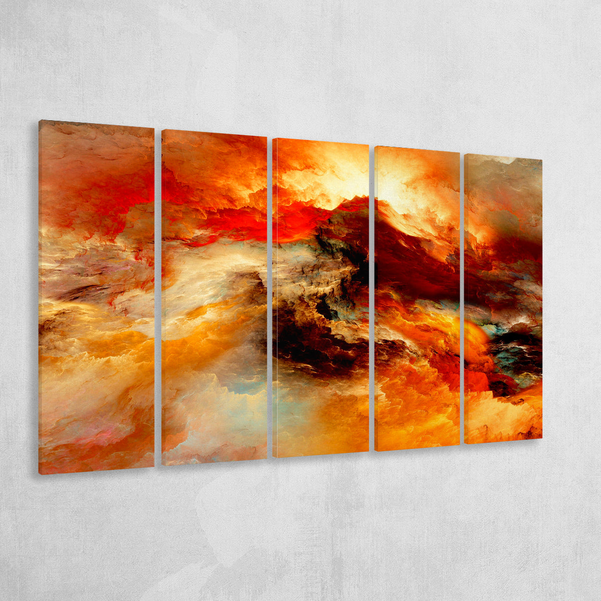 Orange Abstract Canvas
