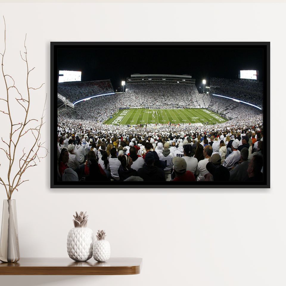 Penn State Stadium Framed Canvas Prints Wall Art - Painting Canvas, Wa ...