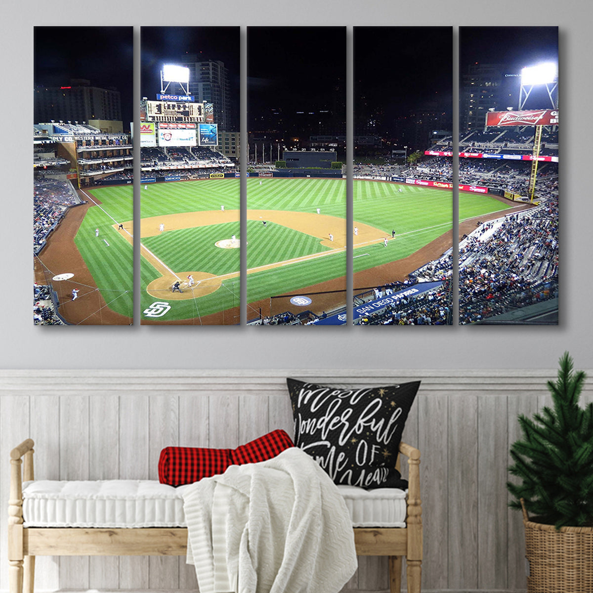 Petco Park Stadium Canvas Prints San Diego Padres Stadium,Multi Panels ...