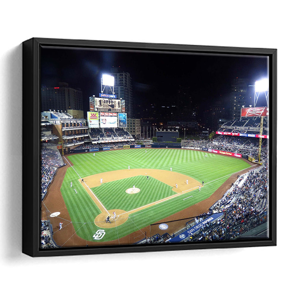 Petco Park Stadium Framed Canvas Prints San Diego Padres Stadium,Sport ...