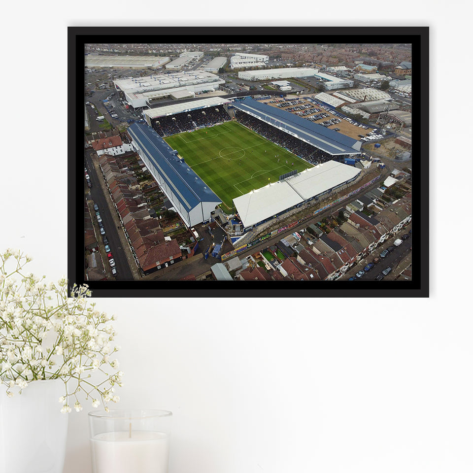 Portsmouth Stadium Framed Canvas Prints Fratton Park Stadium Wall Art ...