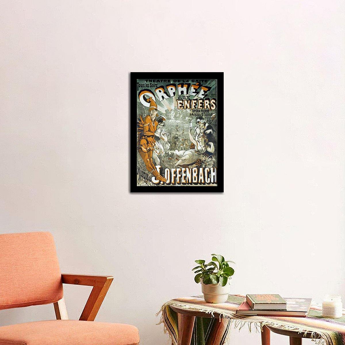 Poster for the operetta 'Orpheus in the Underworld' 1858 - Jules Chere ...