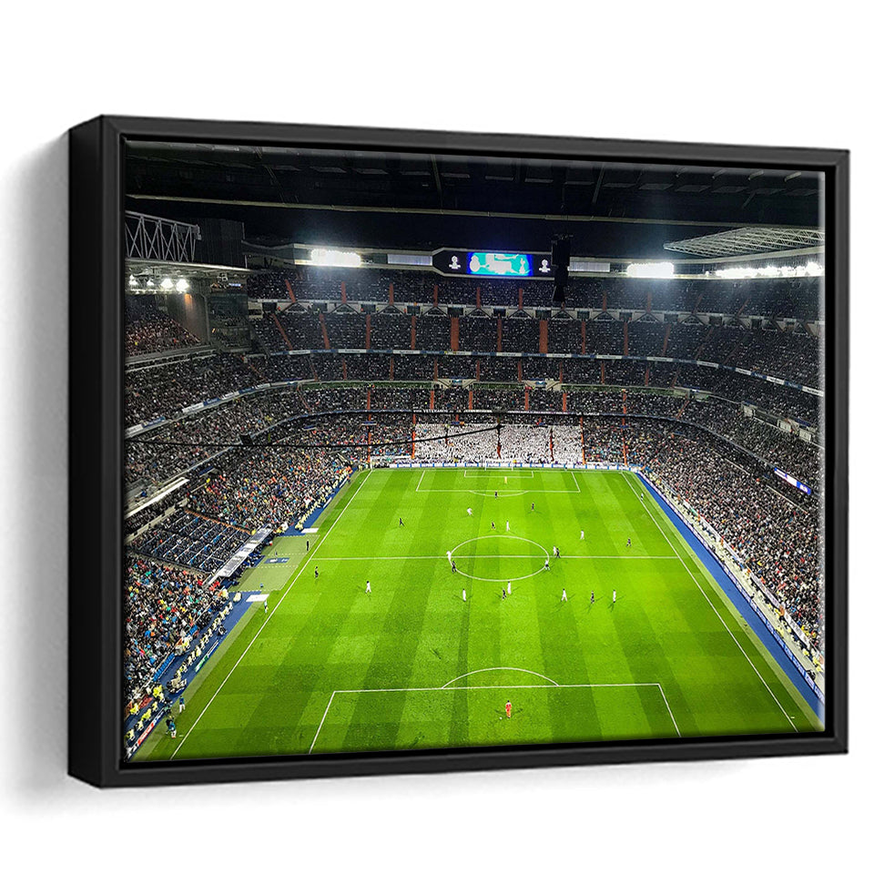 Real Stadium Wall Art Santiago Bernabeu Stadium Framed Canvas Prints F ...
