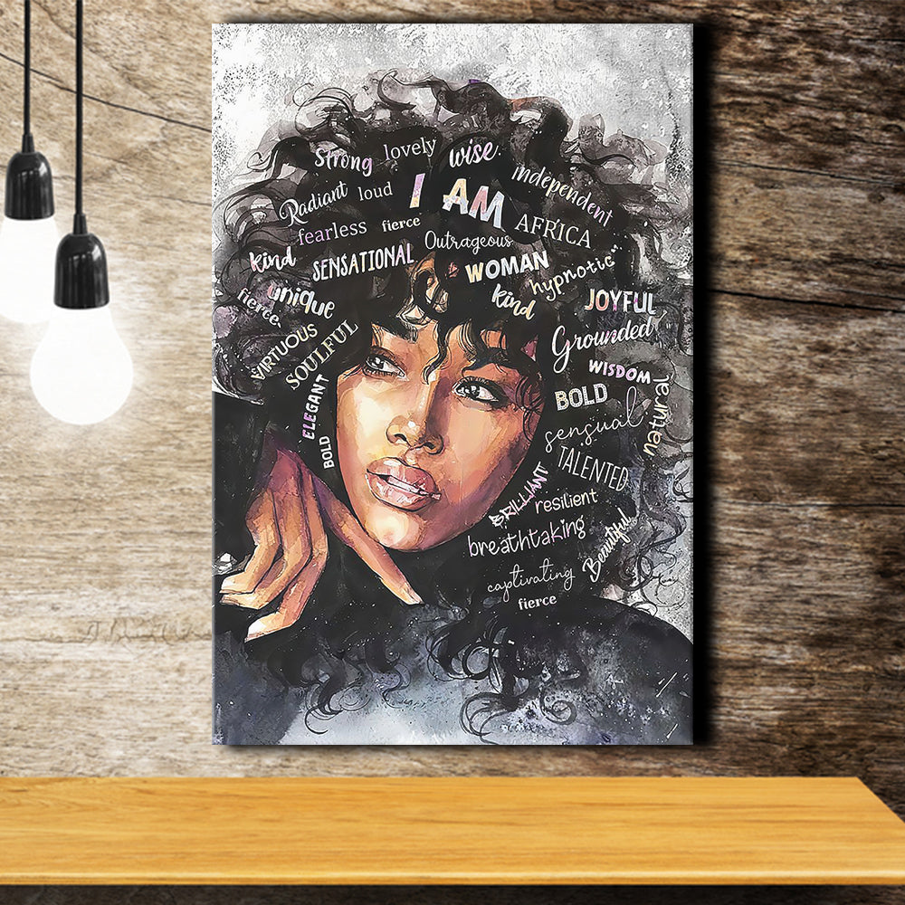 Soulful Woman Canvas Prints Wall Art Home Decor - Painting Canvas,Art ...