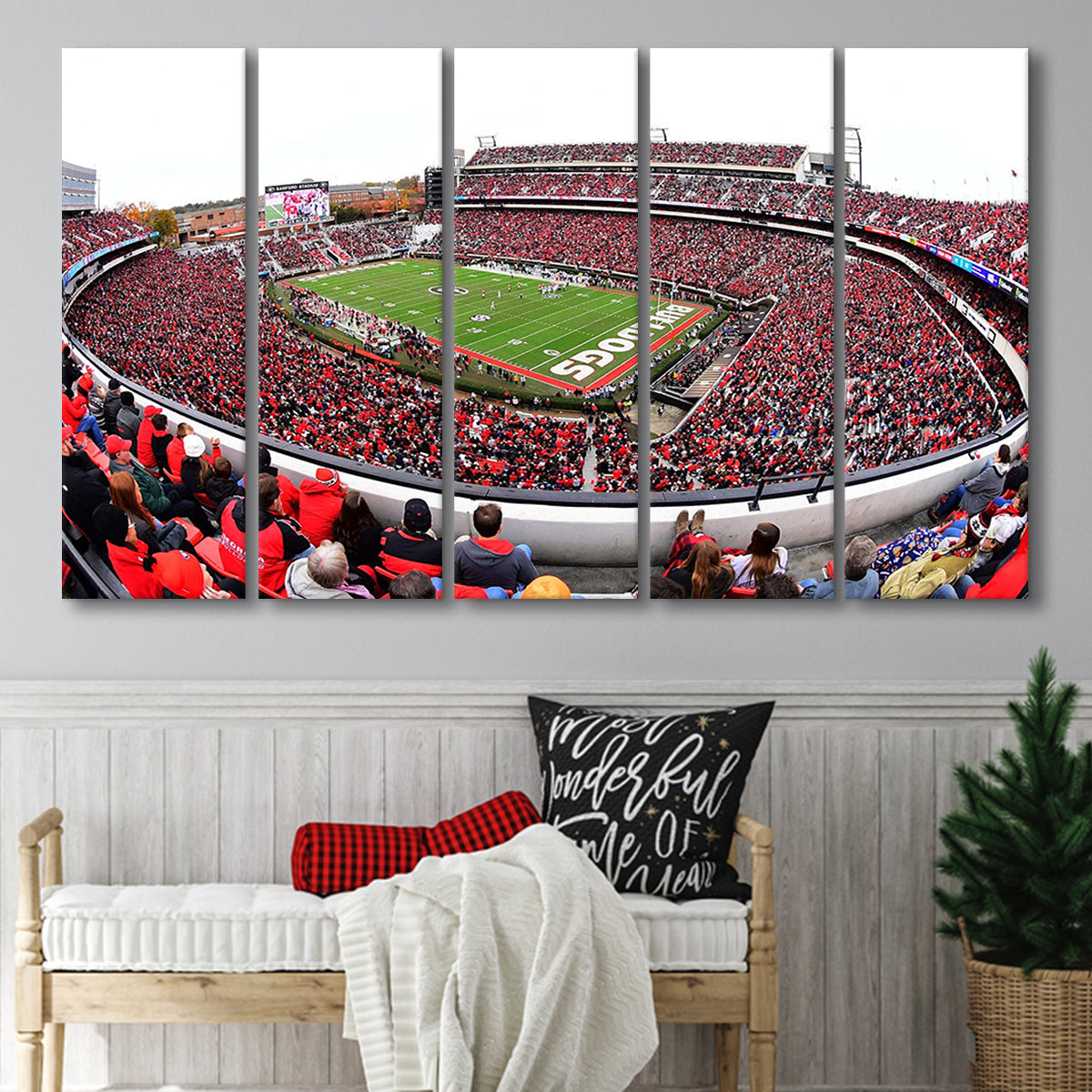 Sanford Stadium Canvas Prints Georgia Bulldogs Wall Art American,Multi ...