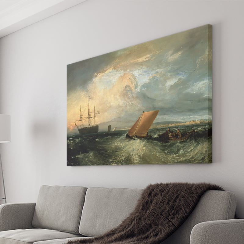 Sheerness As Seen From The Nore Canvas Wall Art - Canvas Prints, Print ...