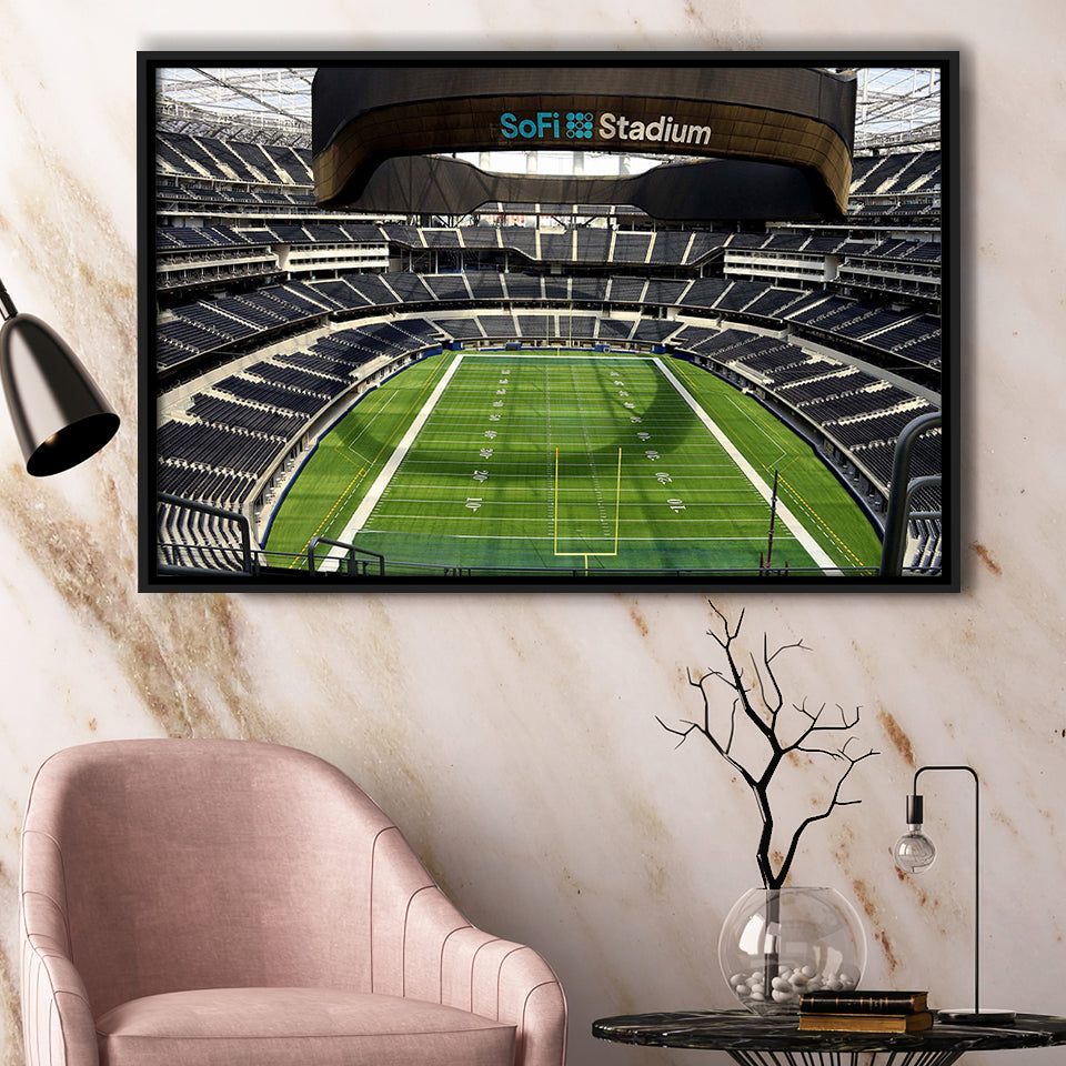 SoFi Stadium Wall Art American Football Stadium Framed Canvas Prints,S ...