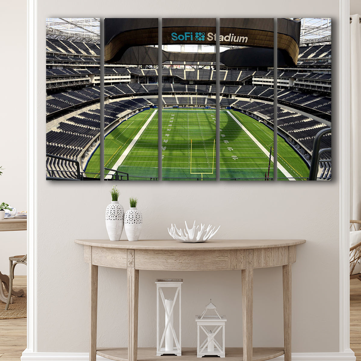 SoFi Stadium Wall Art American Football Stadium Canvas Prints,Multi Pa ...