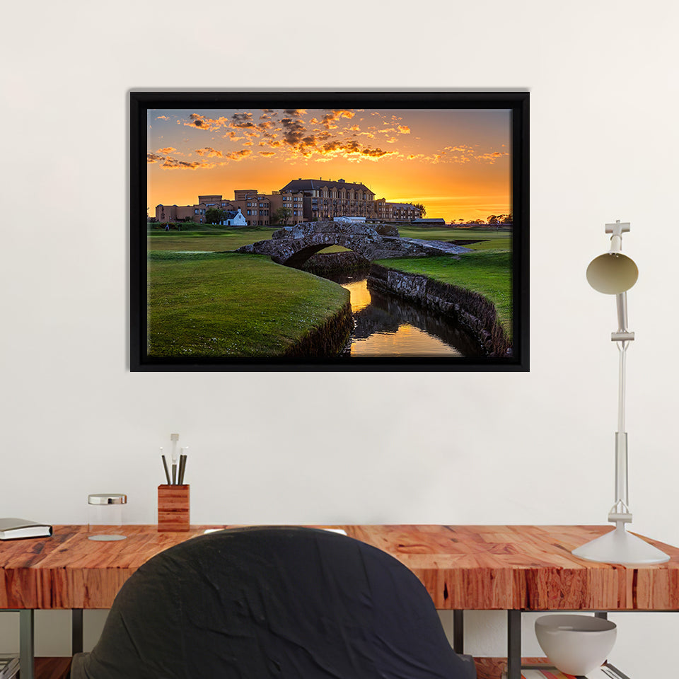 St Andrews Related The Old Course Framed Canvas Prints Wall Art - Pain ...