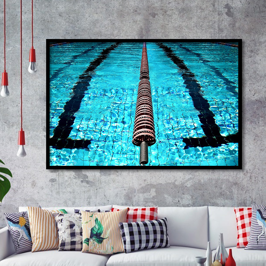 pool decor wall