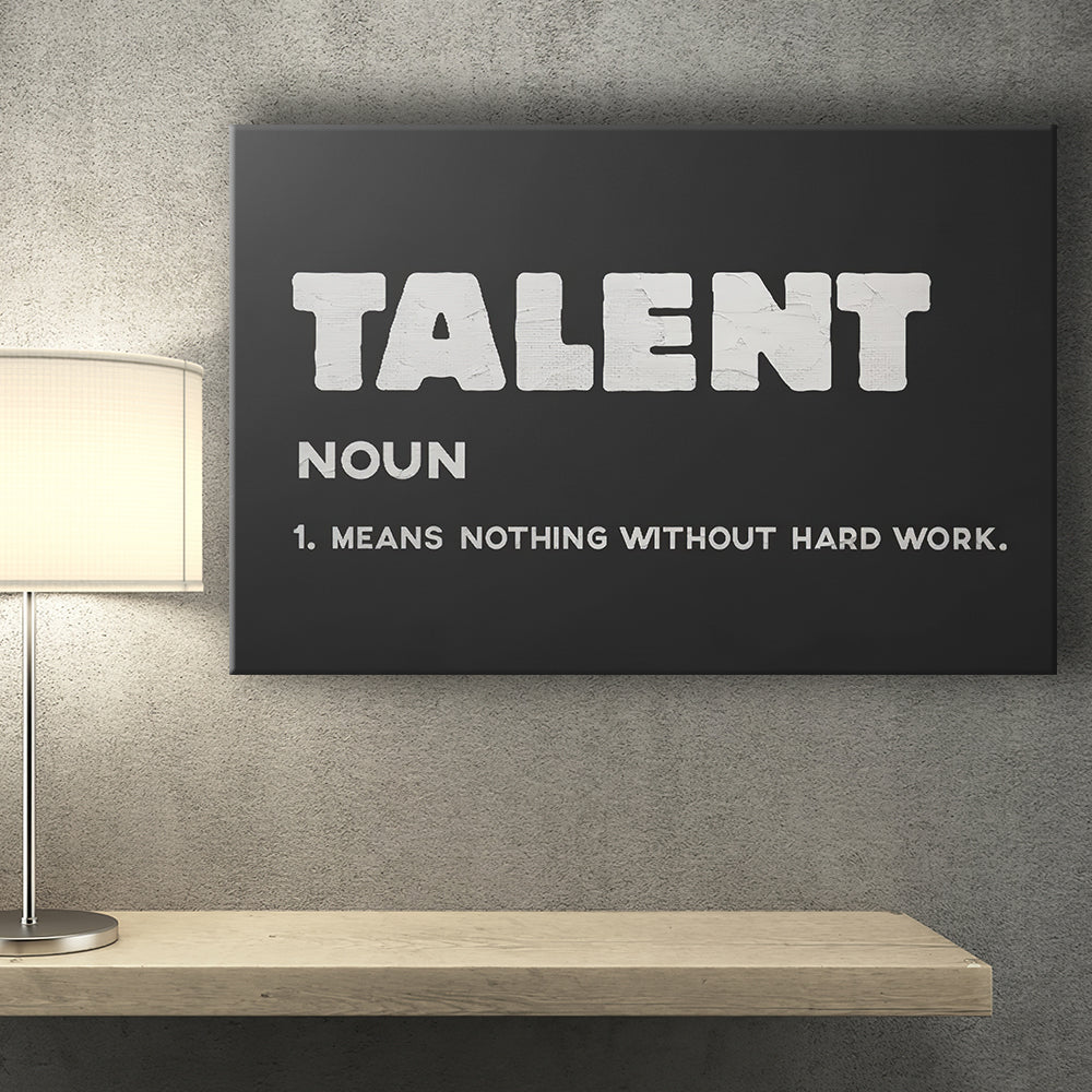 Talent Canvas Prints Wall Art - Painting Canvas,Office Business Motiva ...
