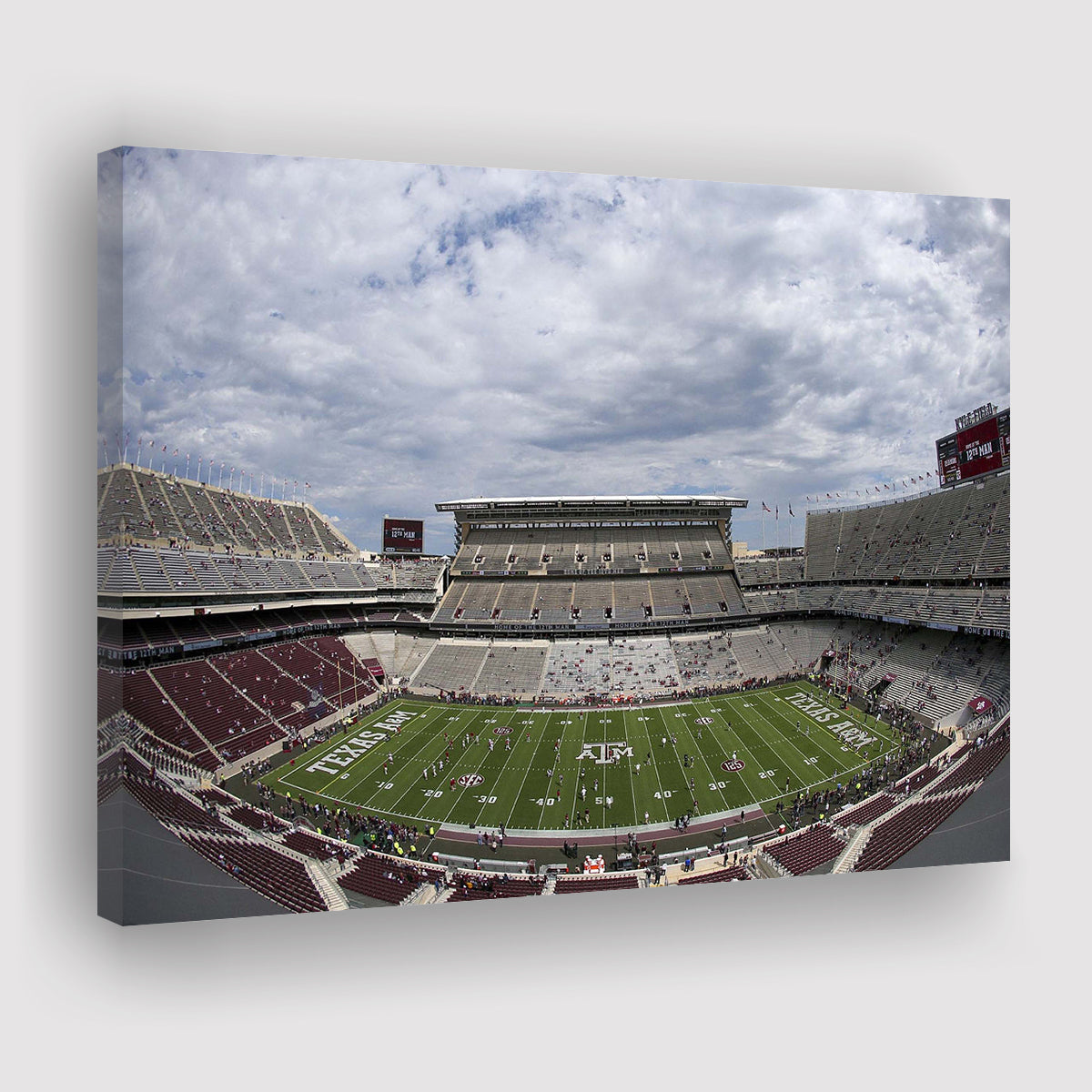 Texas AM Aggies Stadium Canvas Prints Kyle Field Stadium Wall,Sport St ...