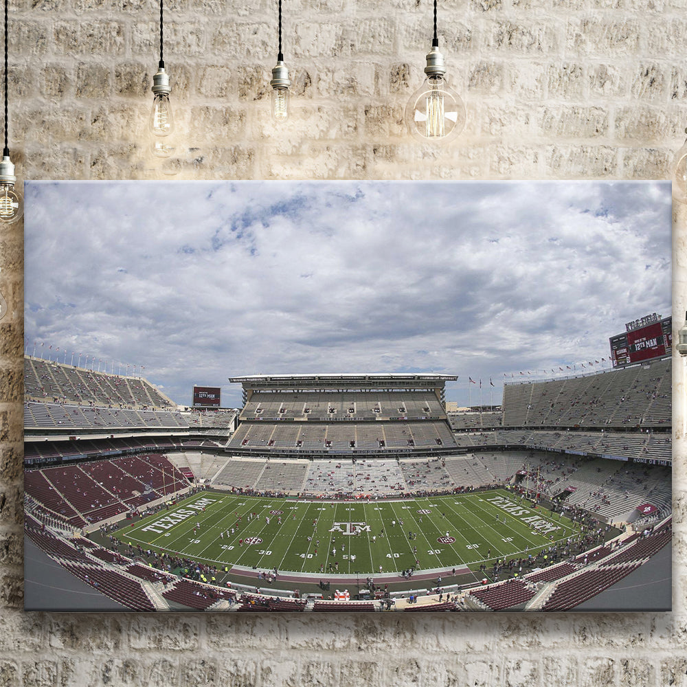 Texas AM Aggies Stadium Canvas Prints Kyle Field Stadium Wall,Sport St ...