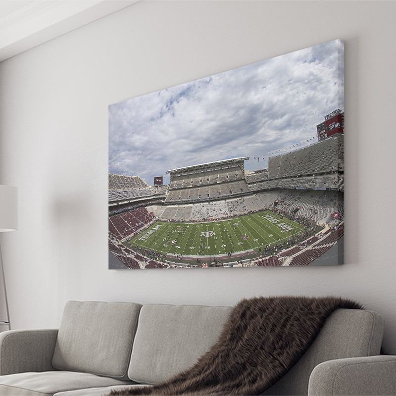 Texas AM Aggies Stadium Canvas Prints Kyle Field Stadium Wall,Sport St ...