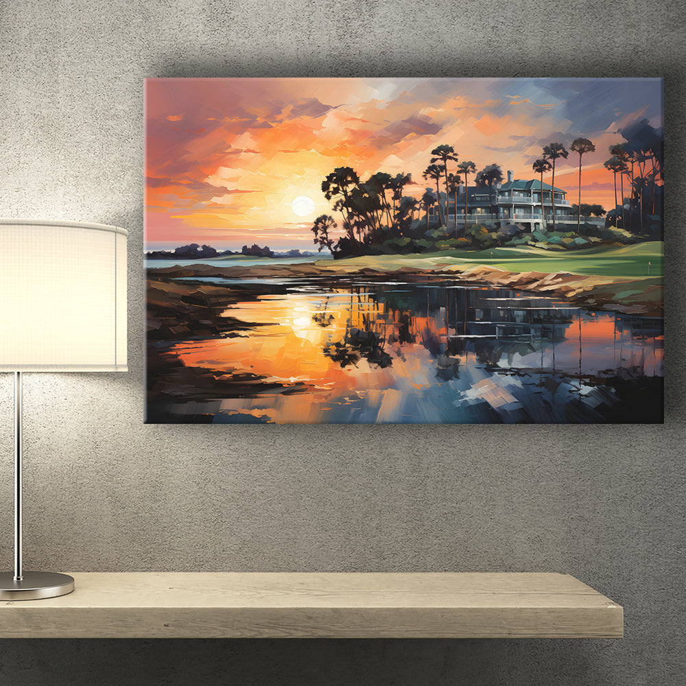 The Ocean Course At Kiawah Island Golf Resort Painting Canvas Prints W ...