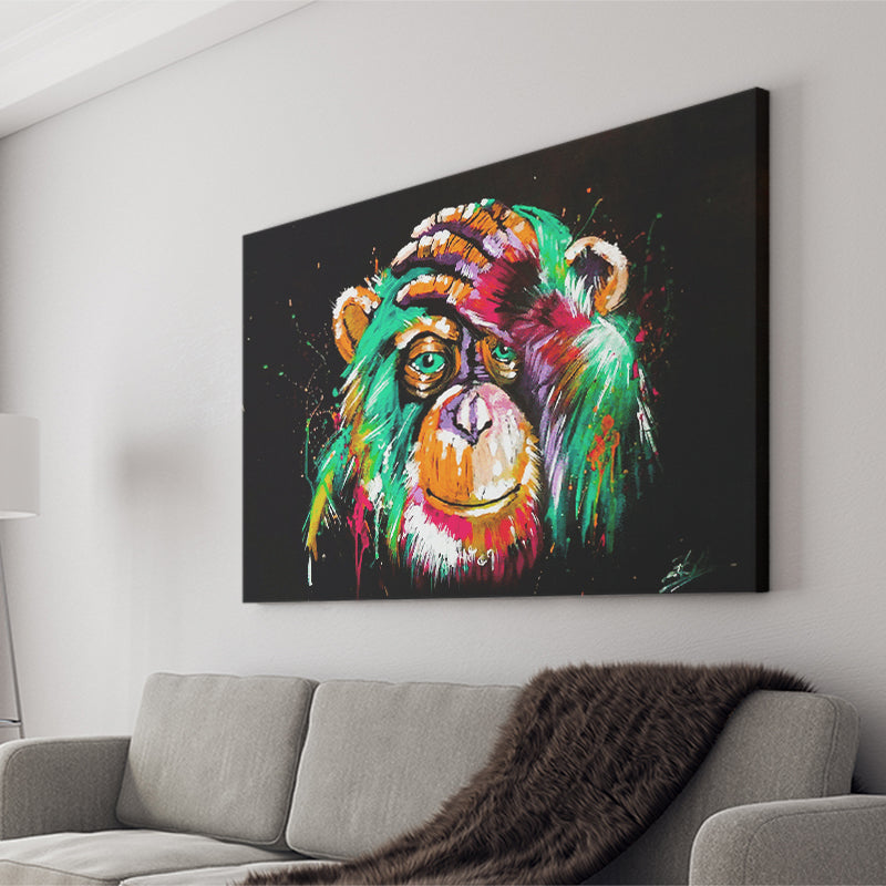 thinking monkey and lion