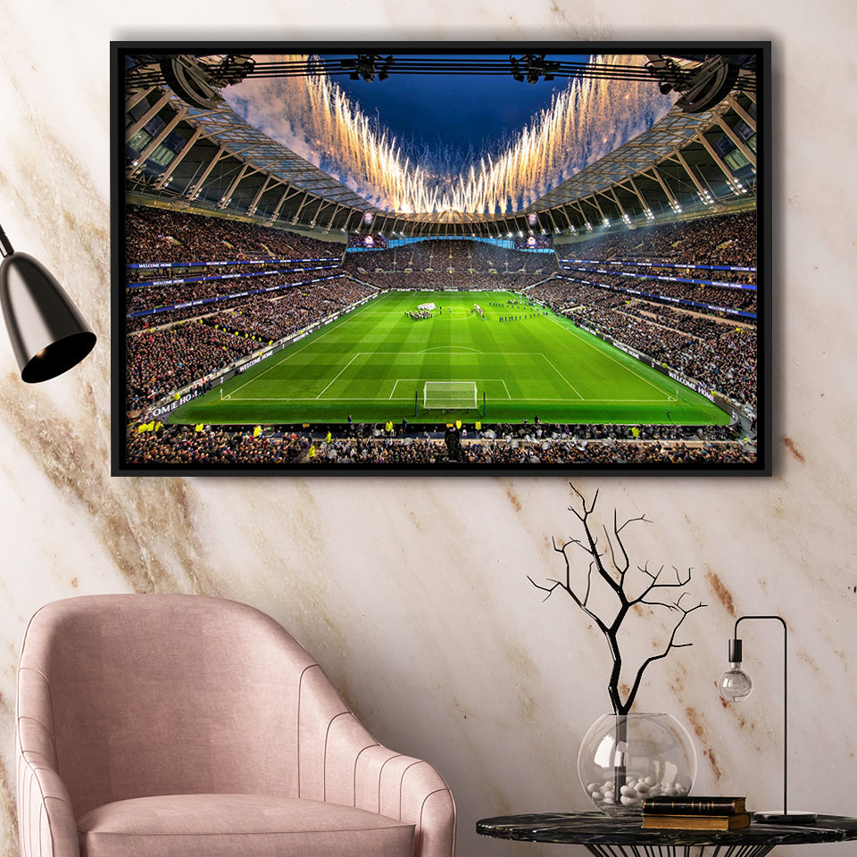 Tottenham hotspur Stadium, Stadium Canvas, Sport Art, Gift for him, Fr ...