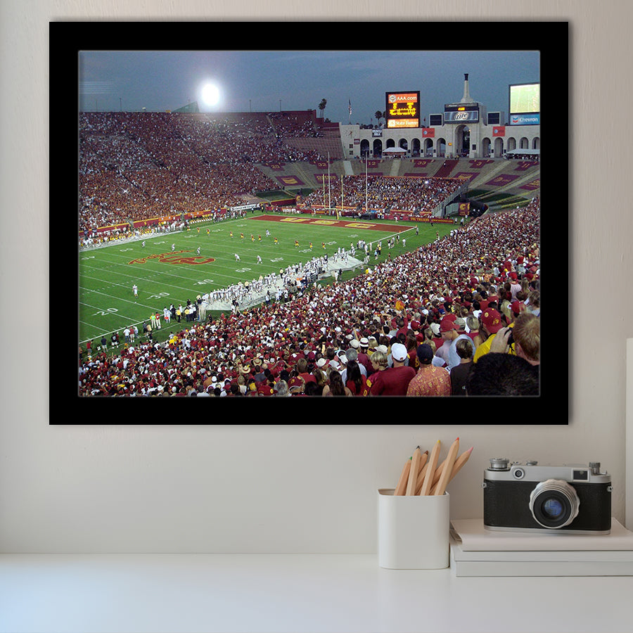USC Trojans Wall Art Los Angeles Memorial Coliseum,Sport Stadium Art P ...