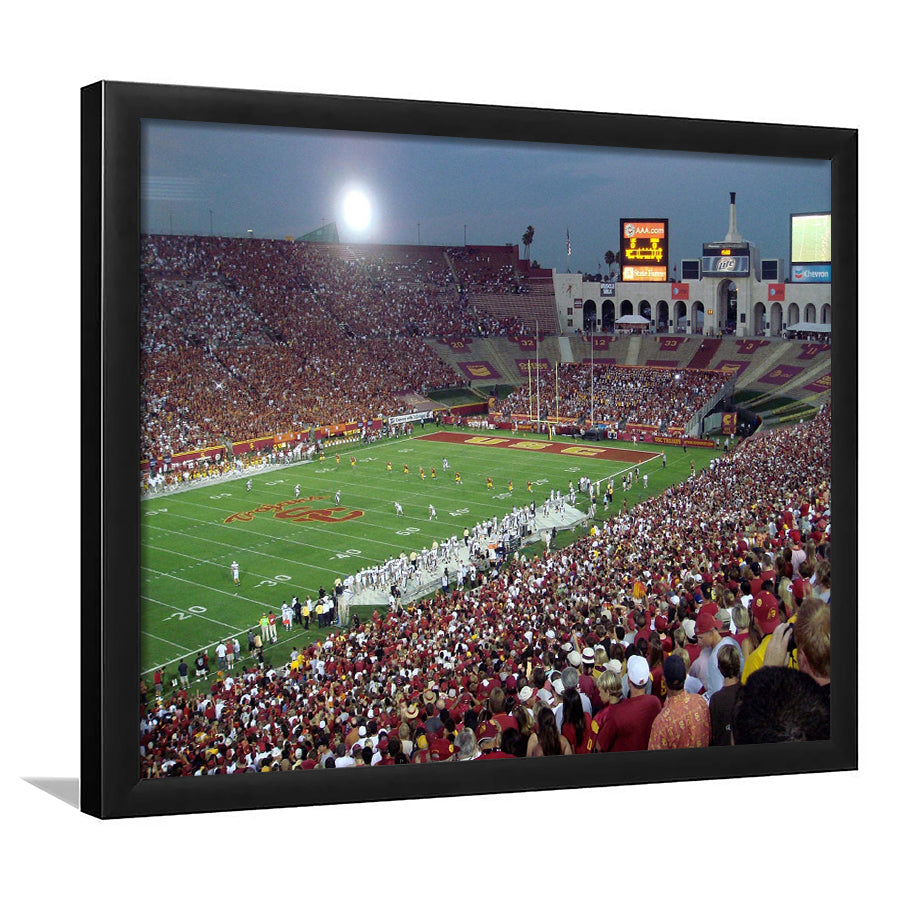 USC Trojans Wall Art Los Angeles Memorial Coliseum,Sport Stadium Art P ...