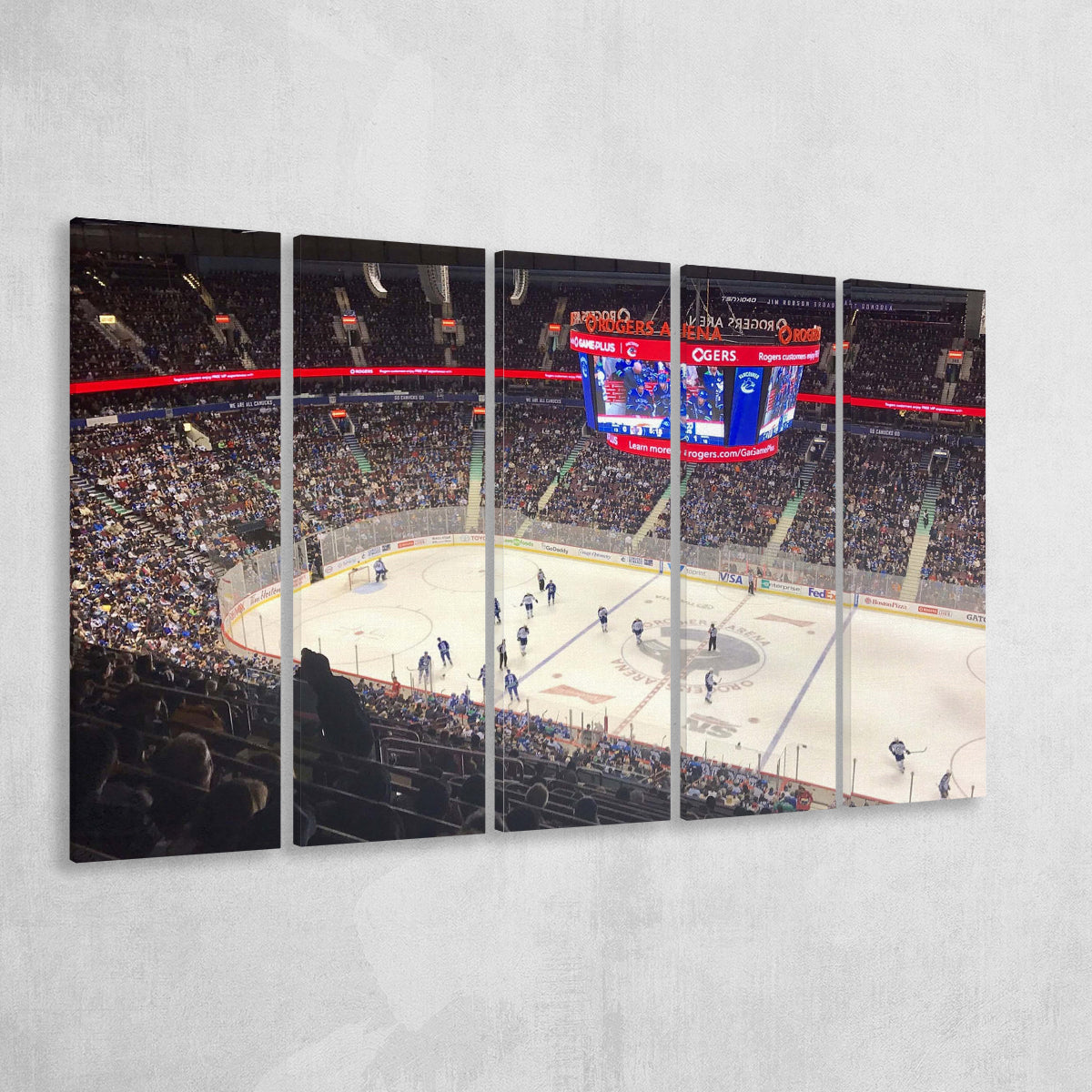 Vancouver Canucks Wall Art Rogers Arena Stadium Canvas Prints Hockey,M ...