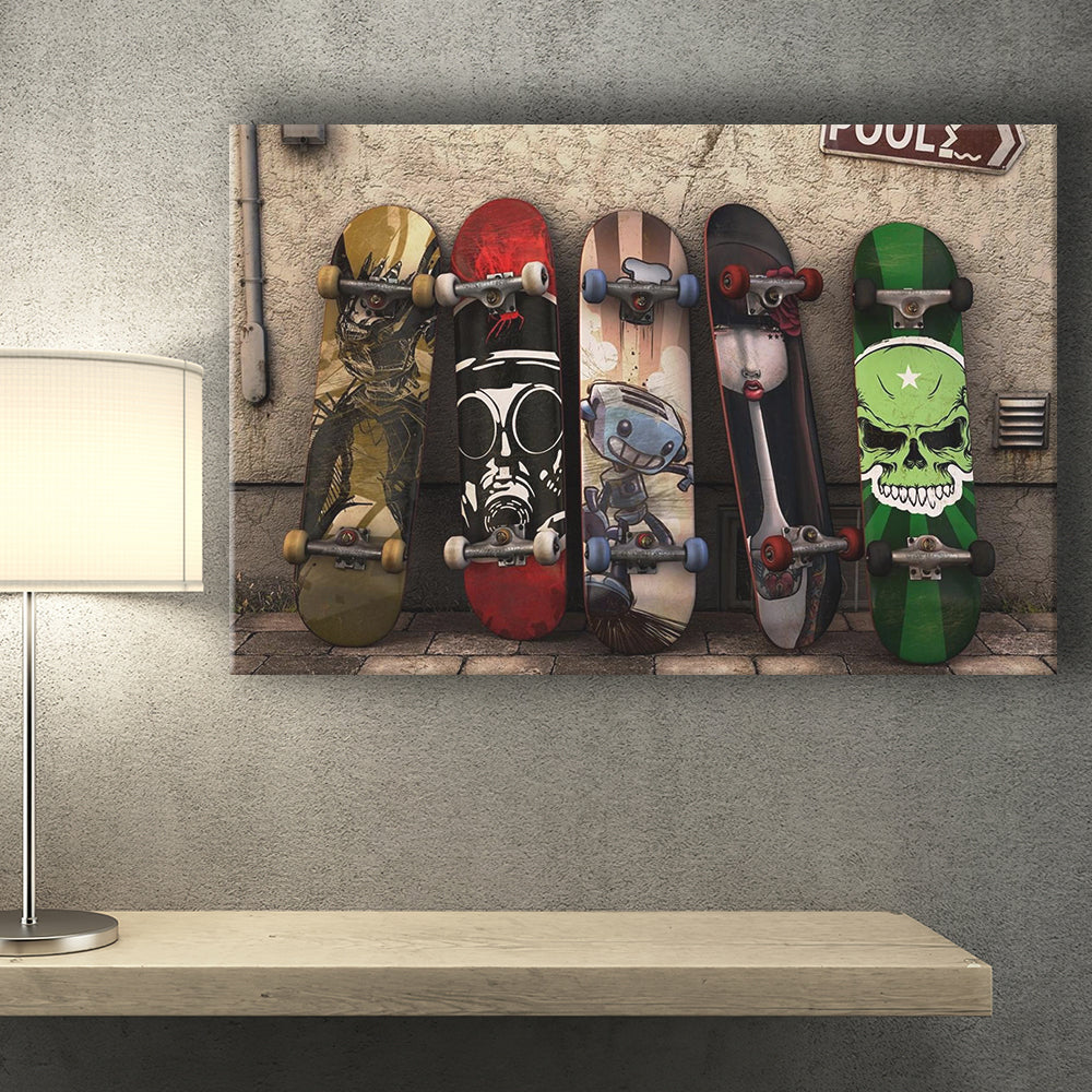 Vanz Skate Canvas Prints Wall Art - Painting Canvas, Home Wall Decor ...