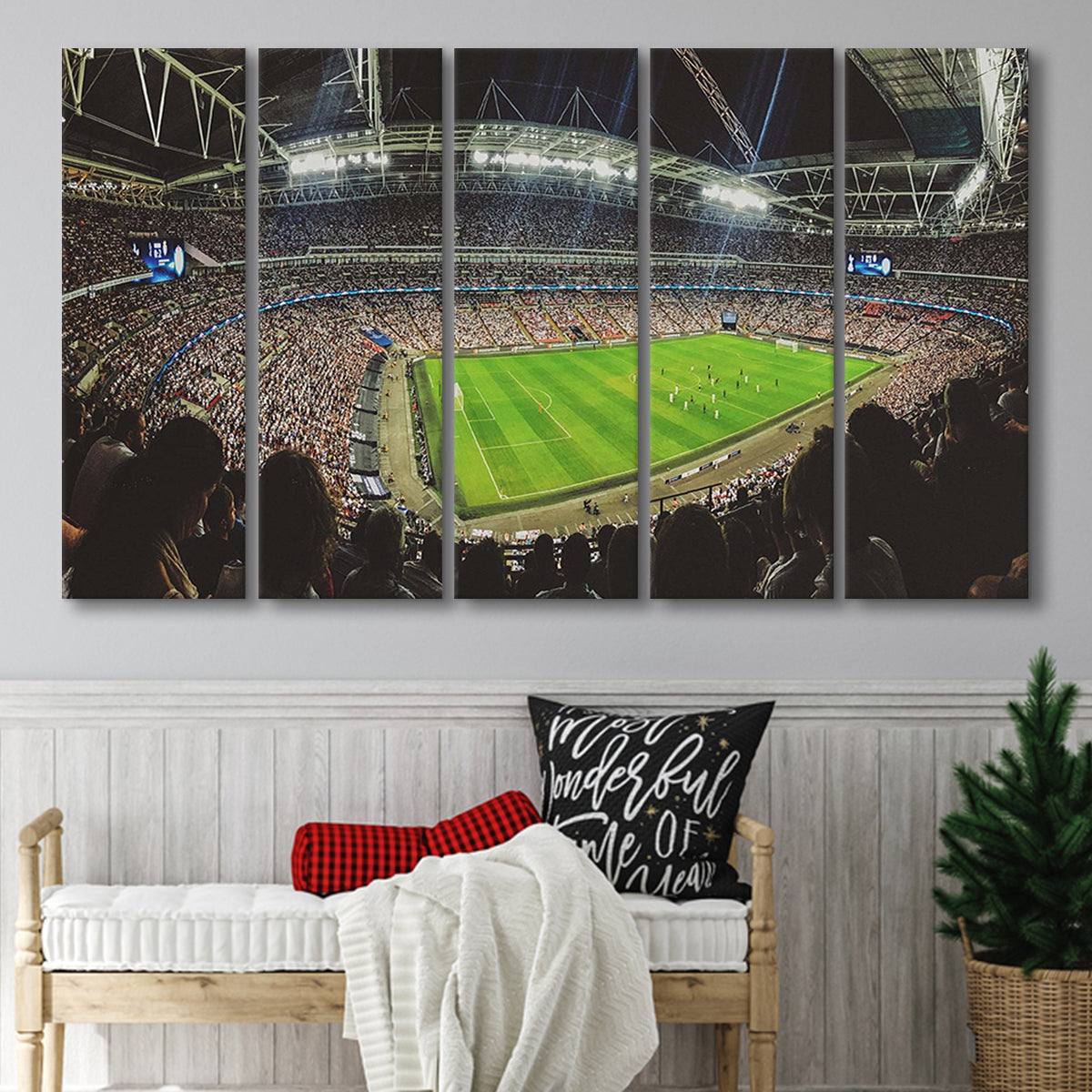 Wembley Stadium Wall Art Football Stadium Canvas Prints Sport,Multi Pa ...