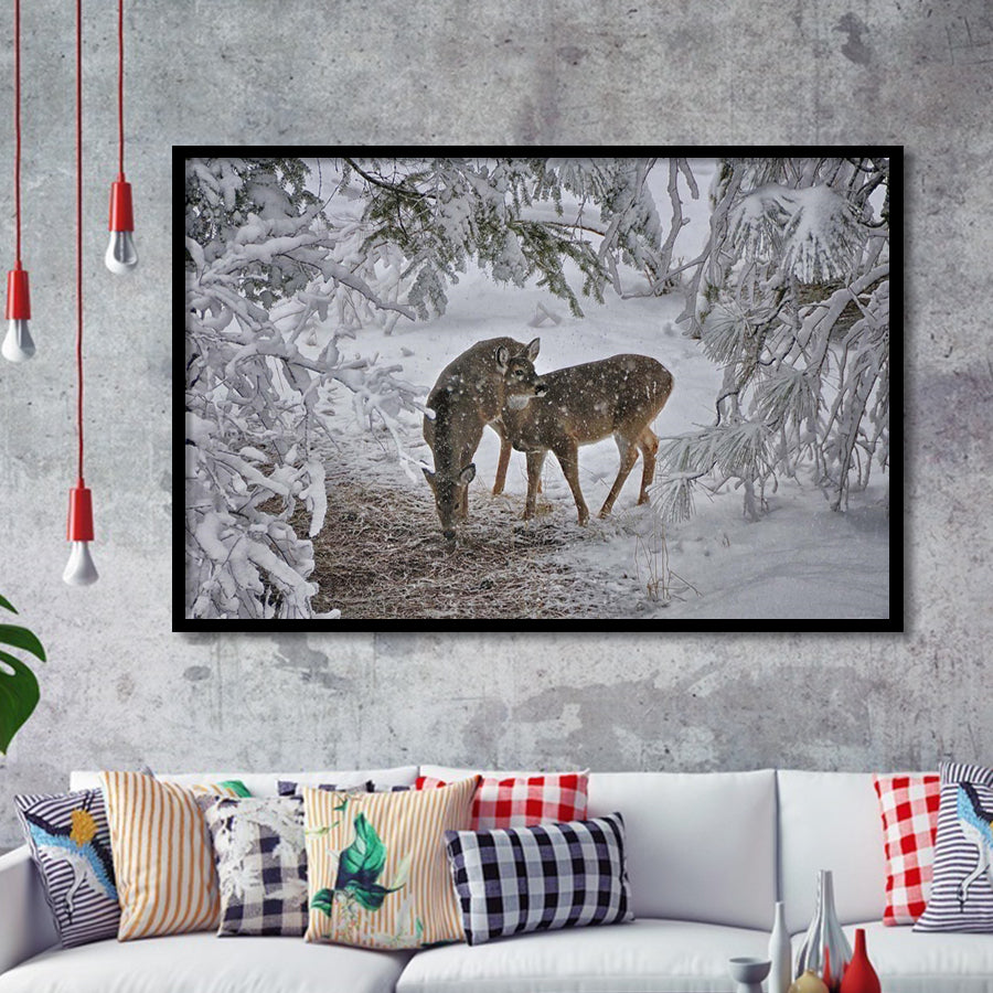 winter framed art
