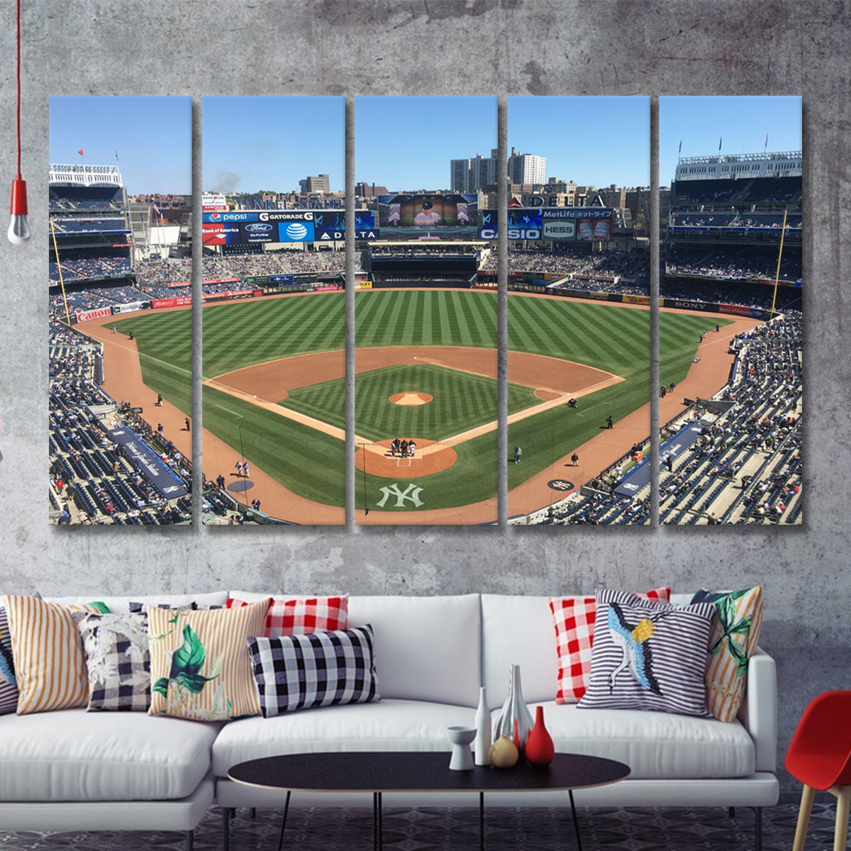 Yankee Stadium 5 Pieces B Canvas Prints Wall Art - Painting Canvas, Mu ...