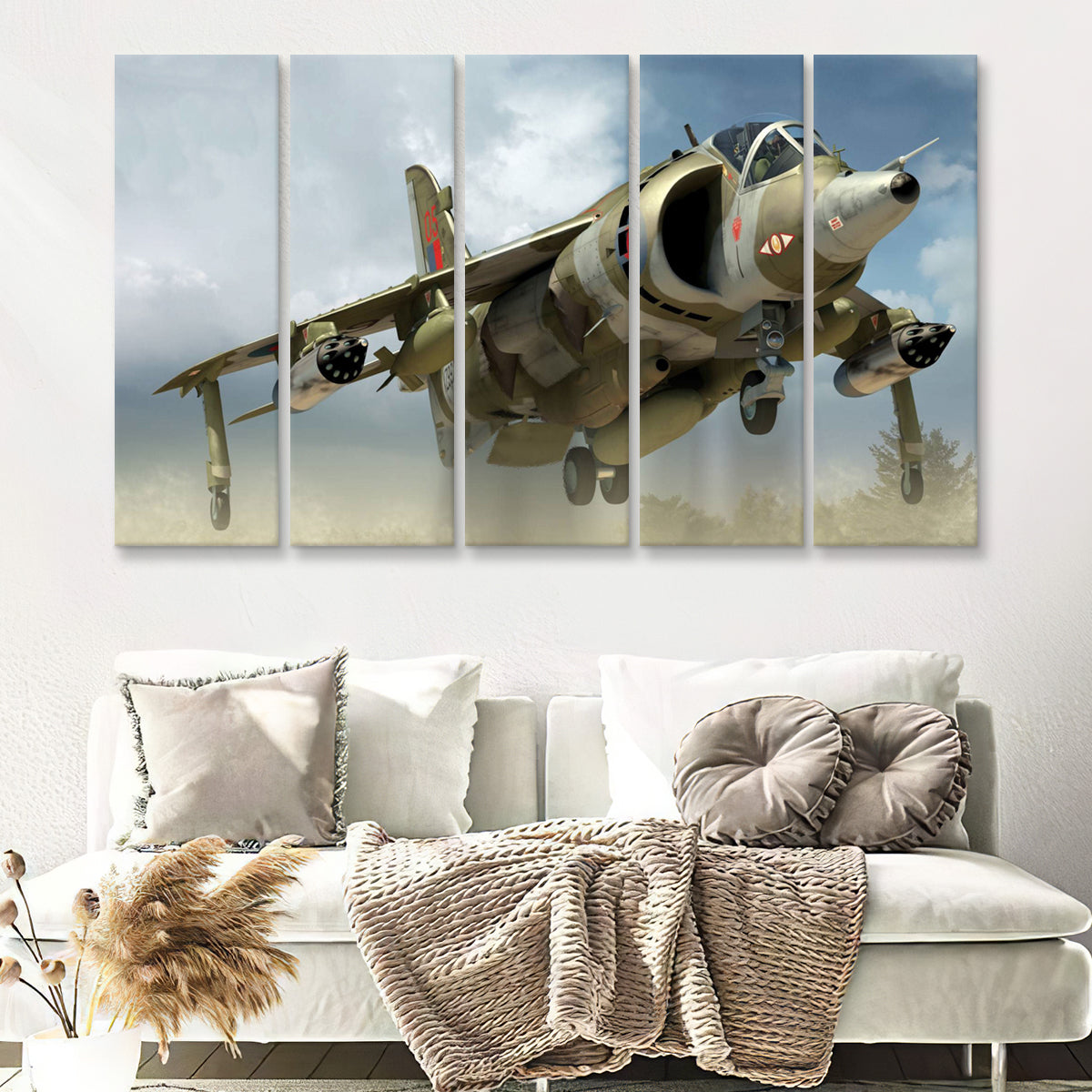 Aircraft Av 8B Harrier Ii British Aerospace Sea Harrier Airplane Canva ...