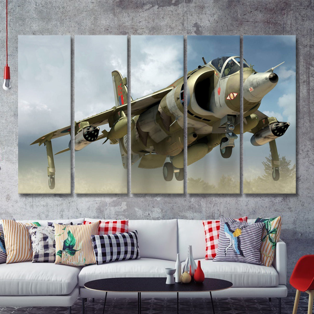 Aircraft Av 8B Harrier Ii British Aerospace Sea Harrier Airplane Canva ...
