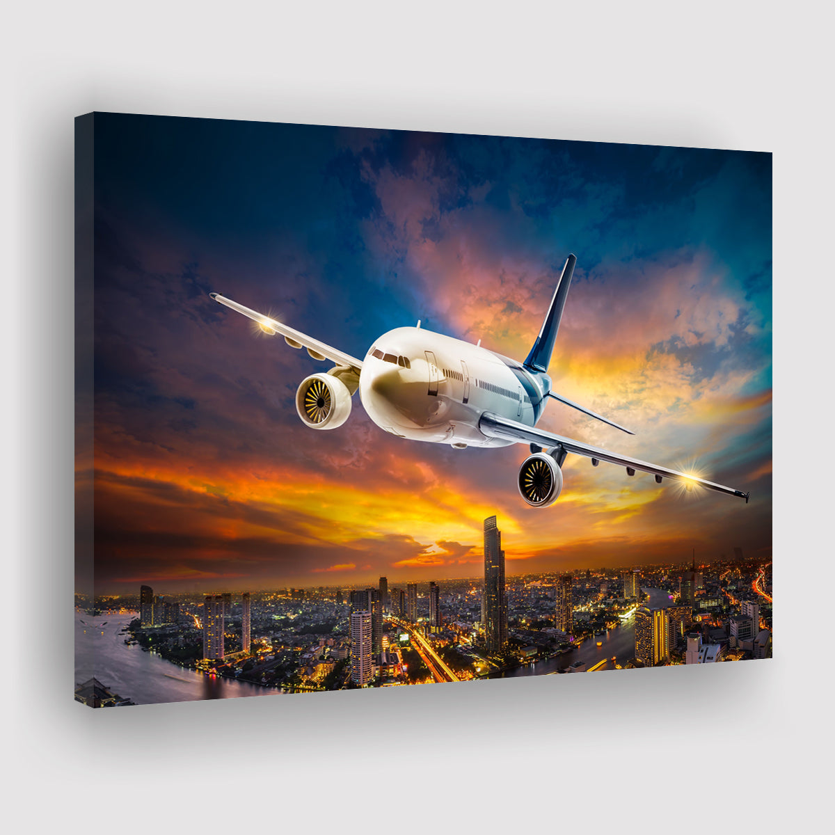 Aircraft Wide Body Aerospace Engineering Canvas Prints Wall Art Decor ...