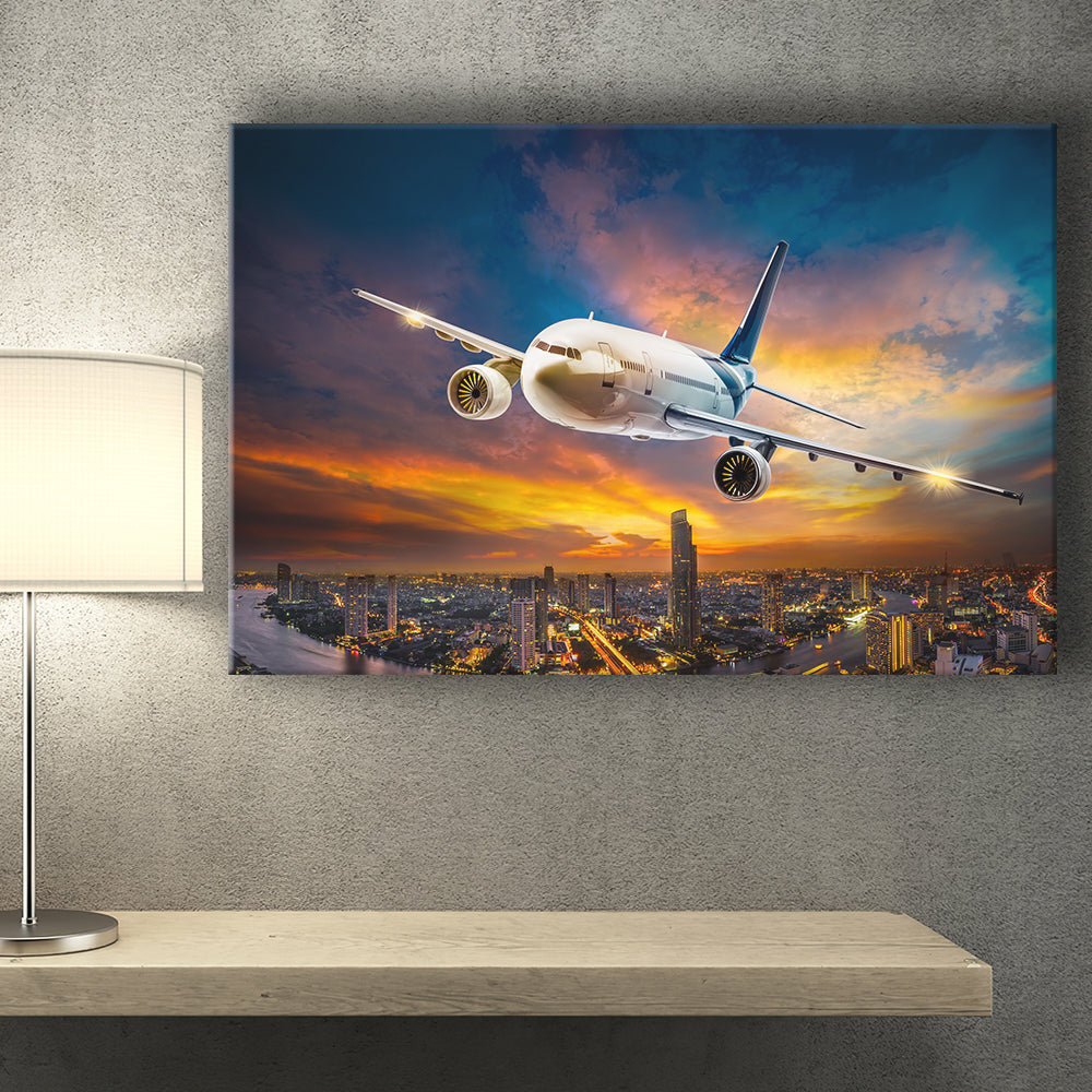 Aircraft Wide Body Aerospace Engineering Canvas Prints Wall Art Decor ...