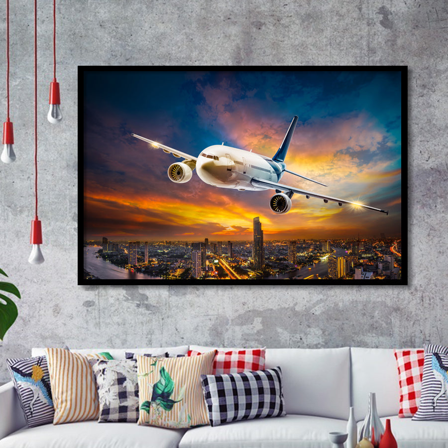 Aircraft Wide Body Aerospace Engineering Framed Art Prints Wall Decor ...