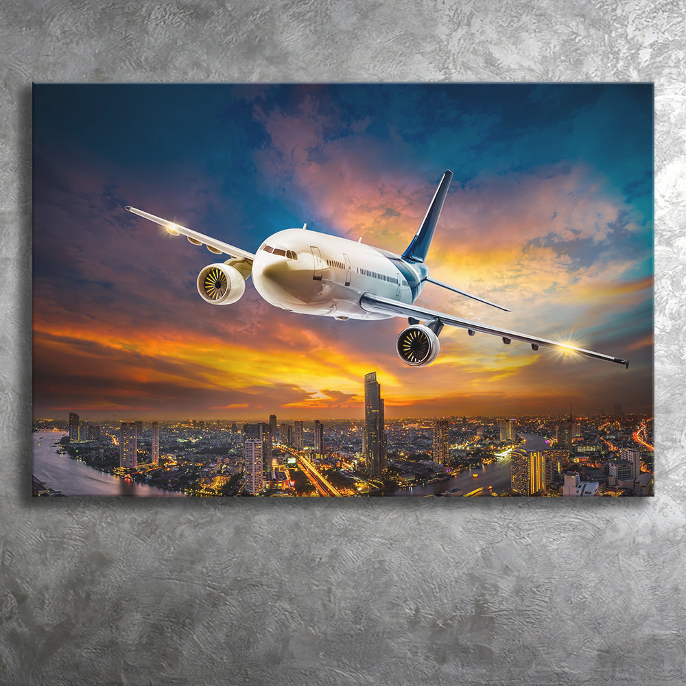 Aircraft Wide Body Aerospace Engineering Canvas Prints Wall Art Decor ...