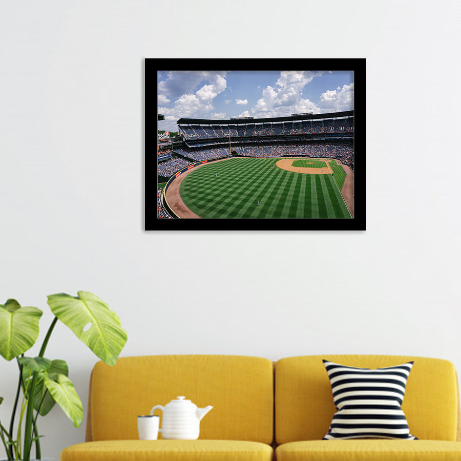 Athlete Ballpark Baseball Stadium Game Wall Art Print - Framed Prints ...