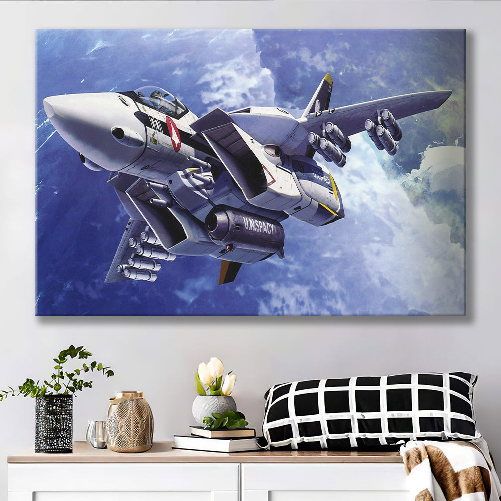 Fighter Aircraft Anime Military Aircraft Canvas Prints Wall Art Decor ...