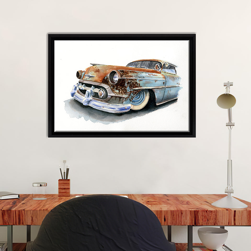 Hot Rod Canvas Wall Art - Canvas Print, Framed Canvas, Painting Canvas ...