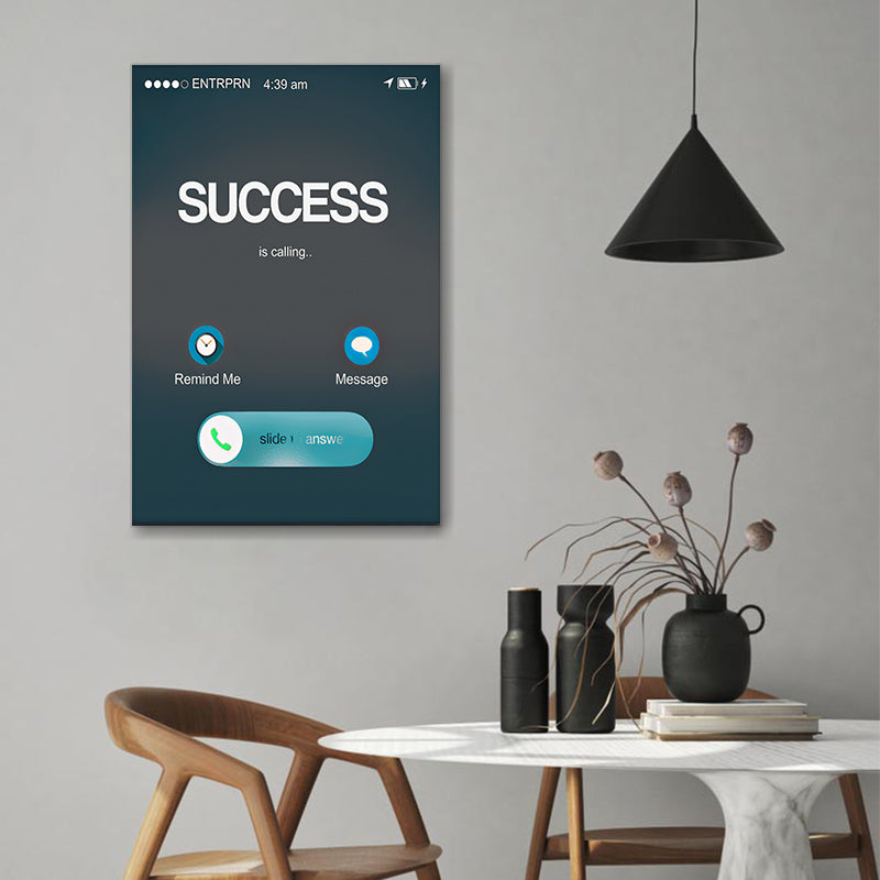 Success Is Calling Canvas Wall Art - Canvas Prints, Painting Canvas, C ...