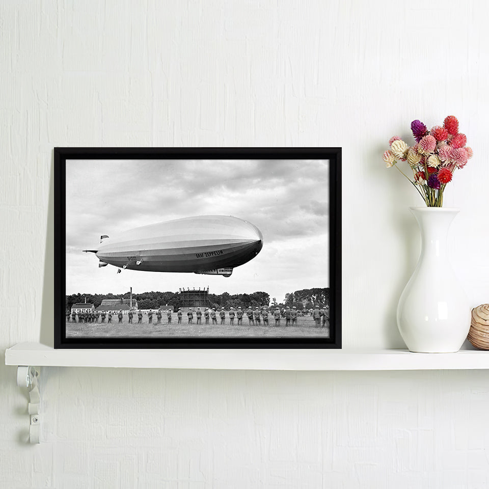 The German Airship, Lz 127 Graf Zeppelin Completed An Ambitious Canvas ...